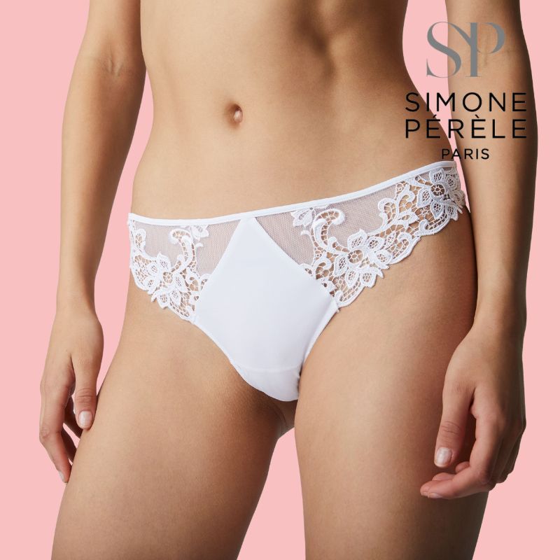 Saga String 15C700 van Simone Pérèle - Wit - Shoppen? 🛍️ LvB