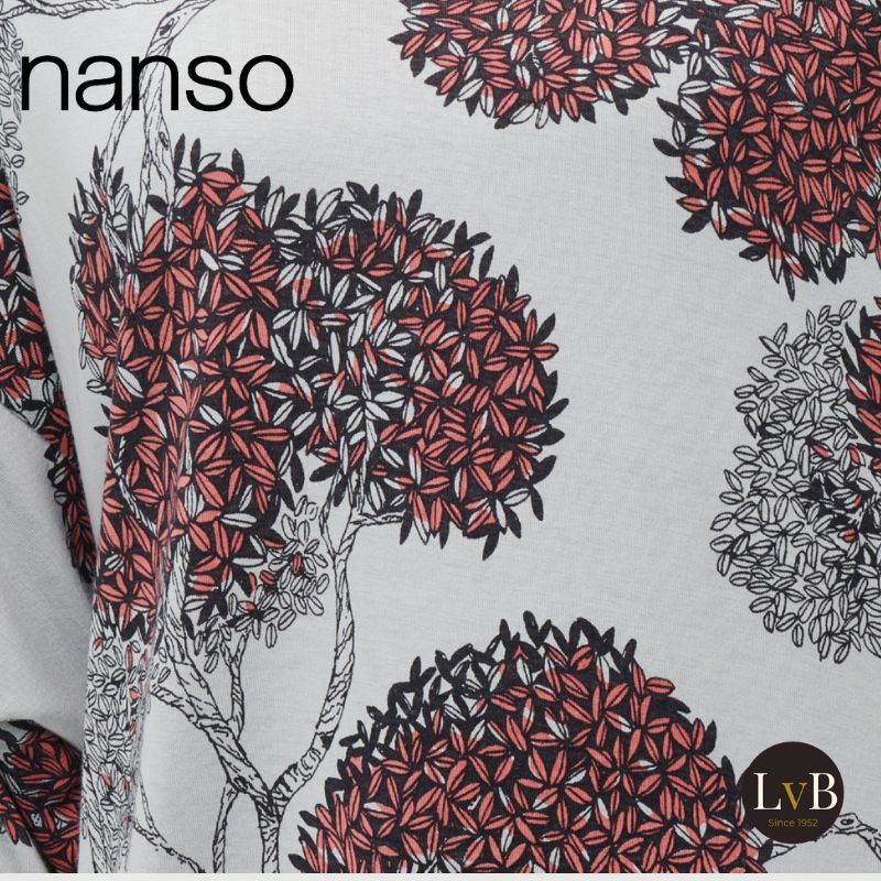 Nanso - Tuomi - Big Shirt - Red Buxus | Lingerie van Bokhoven