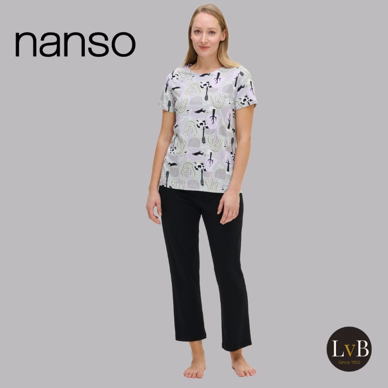 Nanso - Luna - Pyjama - Grey Park | Lingerie van Bokhoven