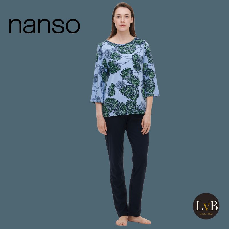 Nanso - Tuomi - Pyjama - Green Buxus | Lingerie van Bokhoven